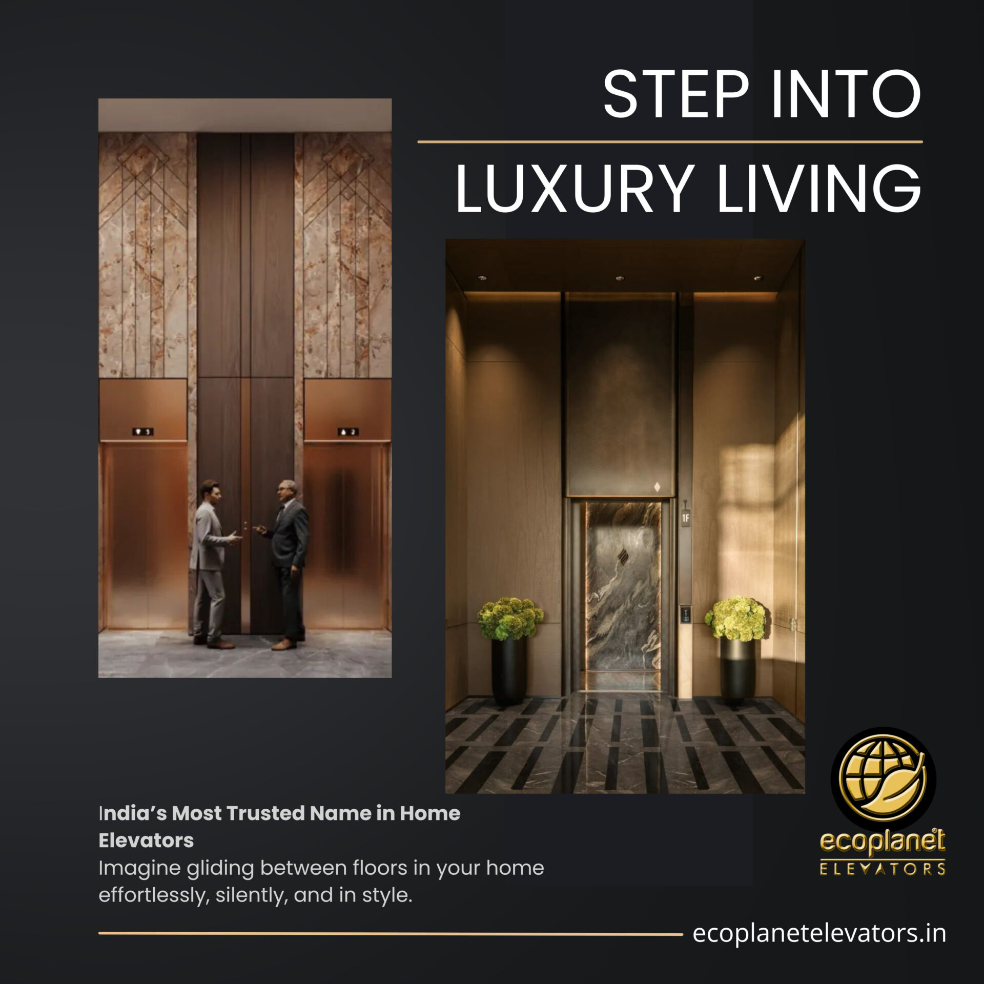 India’s Most Trusted Name in Home Elevators - Step Into Luxury Living.