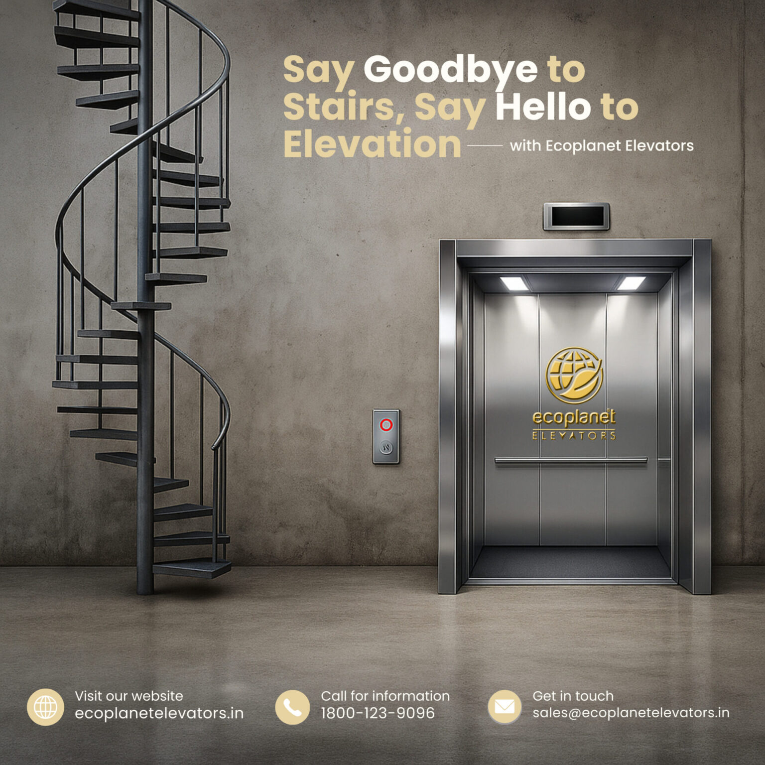 Premium Elevators for Homes in Bangalore - EcoPlanet Elevators.