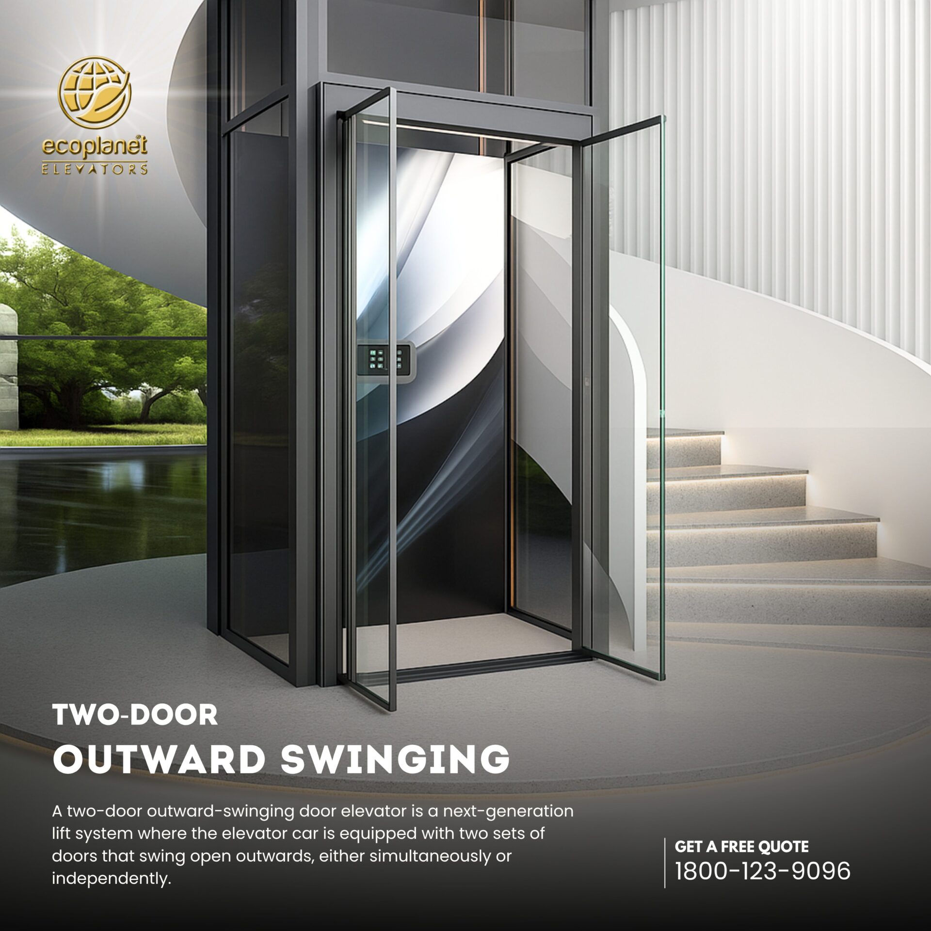 Two-Door Outward-Swinging Elevators – Redefining Luxury Homes in ...
